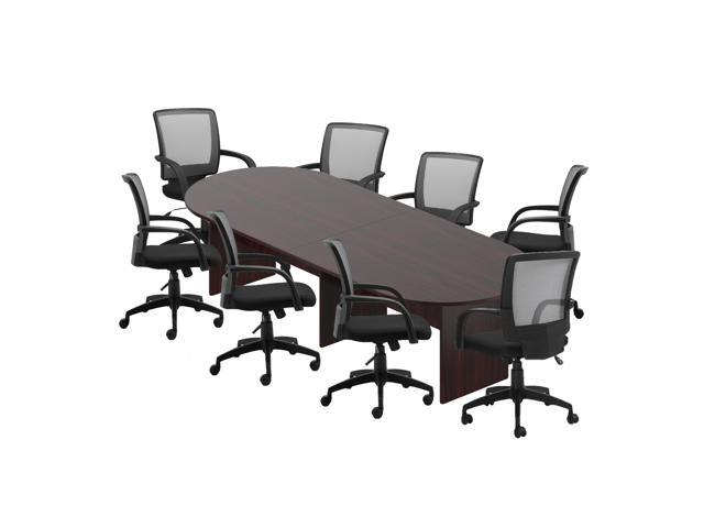Click here for GOF 10 FT Racetrack Conference Table w/ 8 Chairs S... prices