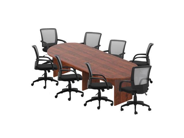Click here for GOF 10 FT Racetrack Conference Table w/ 8 Chairs S... prices