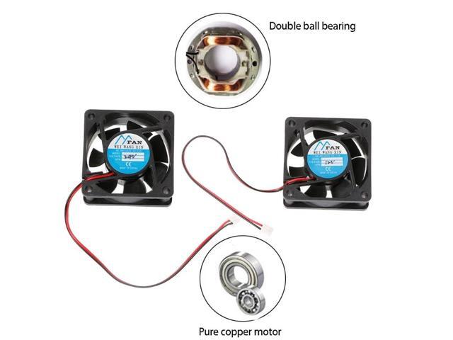 Click here for 60mmx60mmx25mm DC 12V 24V 2-Pin Cooler Brushless P... prices