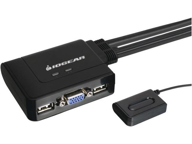 Click here for 2-Port USB VGA Cabled KVM Switch - 2048 x 1536 - R... prices