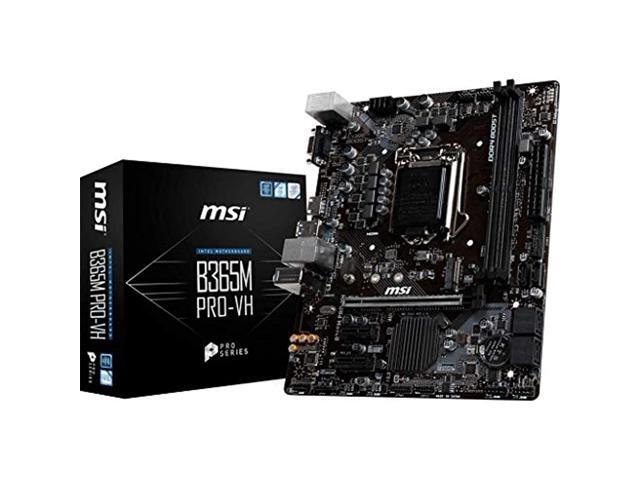 Click here for MSI PRO B365M PRO-VH LGA 1151 (300 Series) Micro A... prices