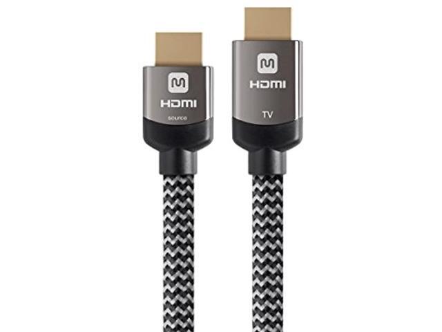 Click here for Monoprice Braided HDMI Cable - 50 Feet - Gray High... prices