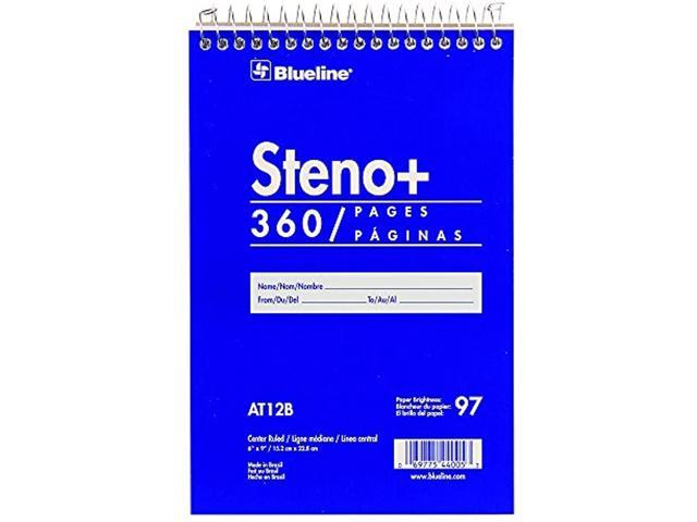 Click here for Blueline White Paper Wirebound Steno Pad prices
