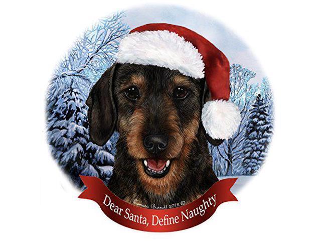 Click here for Holiday Pet Gifts Dachshund Wire Hair Black and Ta... prices