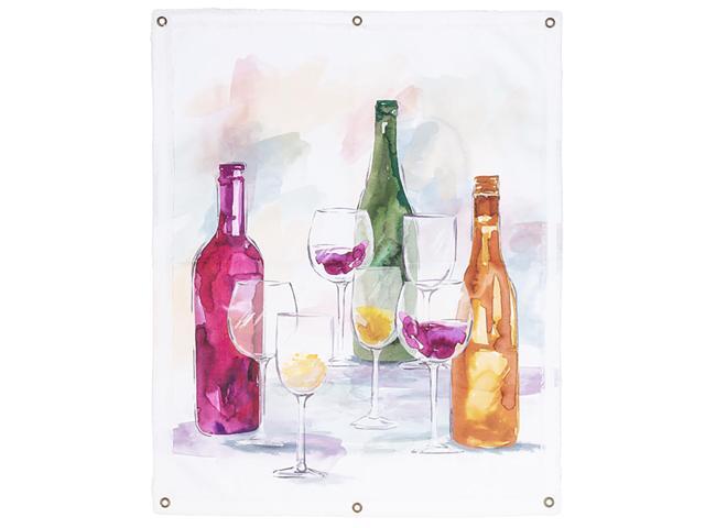 Click here for Ganz Canvas Wall Hanging - Wine Art in Color  24 W... prices