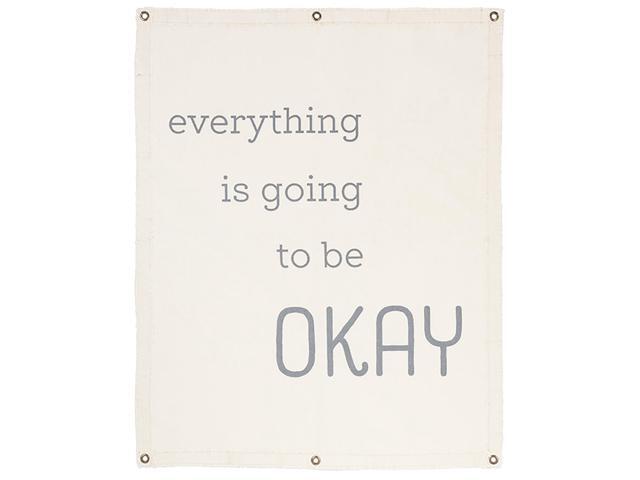 Click here for Ganz Canvas Wall Hanging - Everything is going to... prices