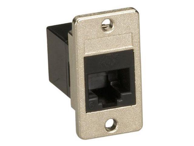 Click here for CAT6 RJ-45 Panel-Mount Couplers  Unshielded  Black prices