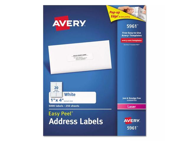 Click here for Avery Easy Peel Mailing Address Labels Laser 1 x 4... prices