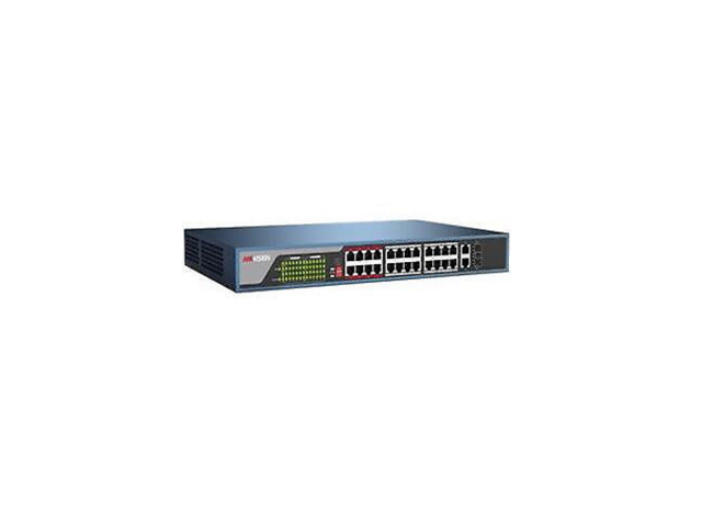 Click here for DS-3E0326P-E 24-ports 100Mbps Unmanaged PoE Switch prices