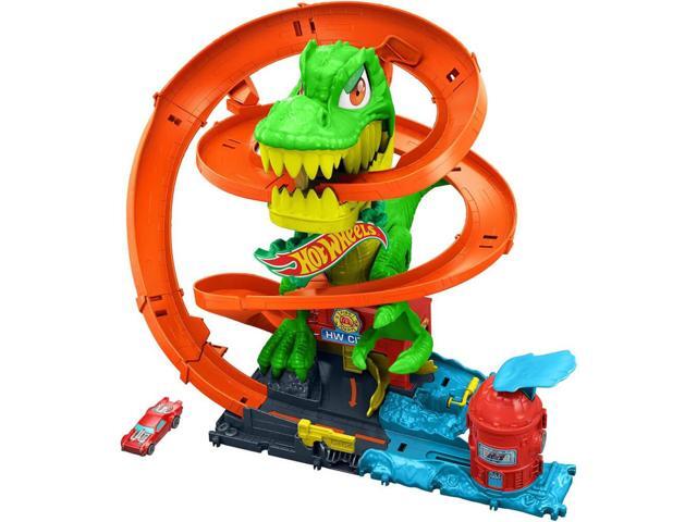 Click here for Mattel JBM73 Hot Wheels City T-Rex Blaze Battle Pl... prices