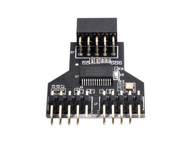Click here for Cablecc Motherboard 9pin USB 2.0 Header 1 to 2 Fem... prices