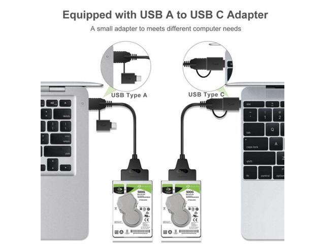 Click here for Xiwai Type C & USB 3.0 Male to SATA 22 Pin 2.5 Har... prices