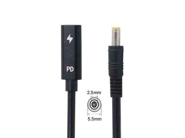 Click here for CY Type C USB-C Female Input to 5.5*2.5mm Cable UC... prices