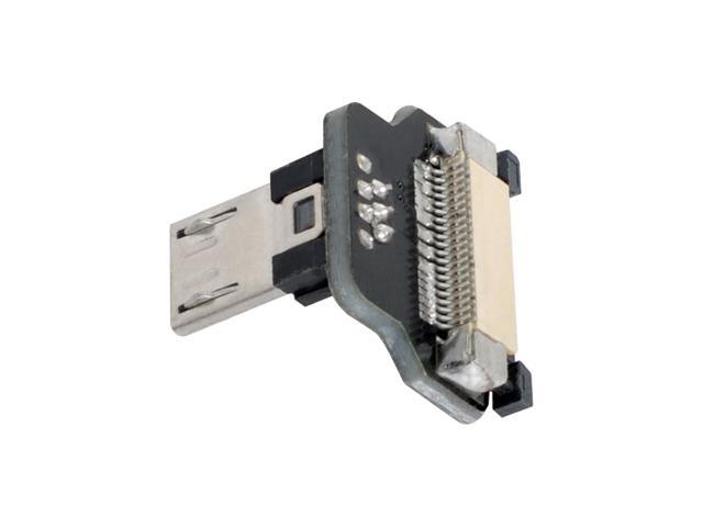 Click here for Cablecc Micro USB2.0 CYFPV Male Connector Down Ang... prices