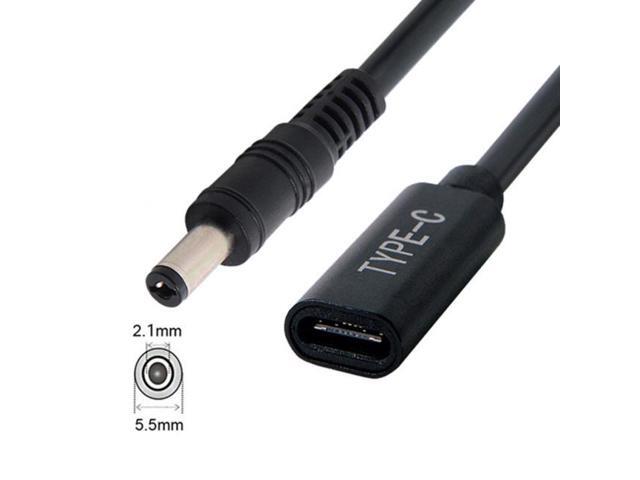 Click here for CY Type C USB-C Female Input to 5.5*2.1mm Cable UC... prices