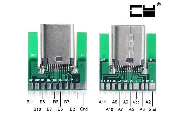Click here for CHENYANG DIY 24pin USB 3.1 Type C Female Socket Co... prices