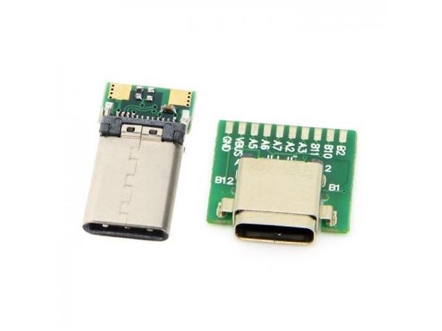Click here for CHENYANG DIY 24pin USB 3.1 Type C Male & Female Pl... prices