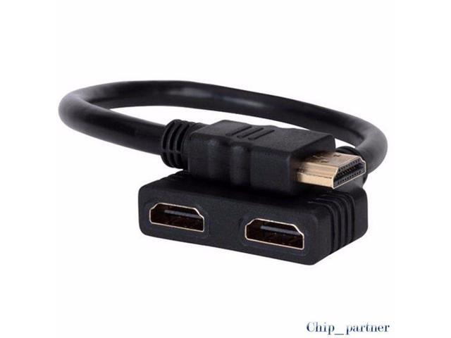 Click here for 10 HDMI Splitter 1 in 2 out Cable HDMI Male to 2 F... prices