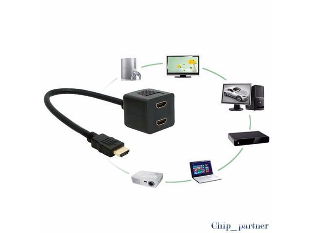 Click here for 1 in 2 out HDMI Splitter 1 male to 2 female Port C... prices