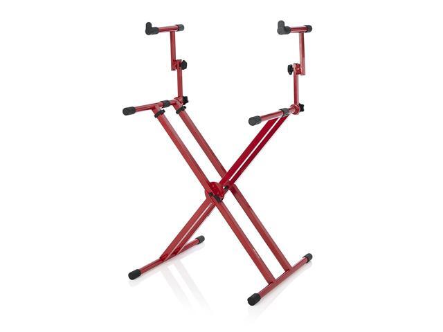 Click here for Gator Frameworks GFW-KEY-5100XRED Deluxe Two Tier... prices