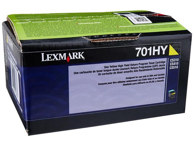 Click here for Lexmark 70C1HY0 Yellow High Yield Return Program T... prices