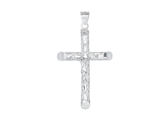 Click here for 925 Sterling Silver Tube Filigree Jesus Crucifix C... prices