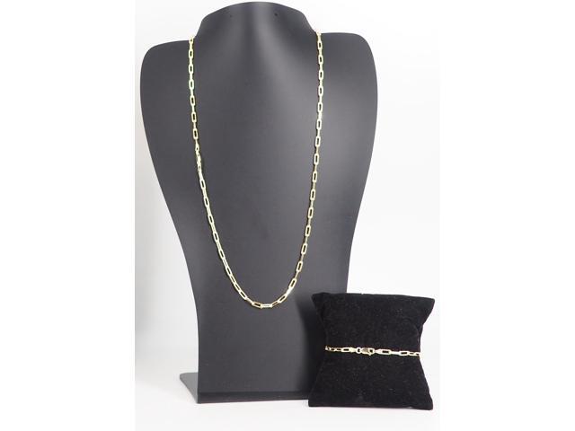 Click here for 14K Gold-Plated 0.925 Sterling Silver Paper Clip C... prices