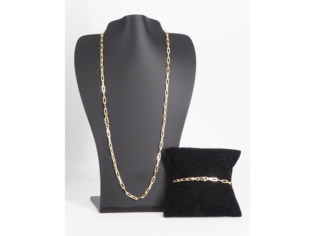 Click here for 14K Gold-Plated 0.925 Sterling Silver Paper Clip C... prices