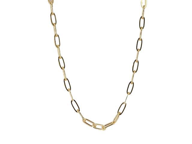 Click here for Solid 925 Sterling Silver 14K Gold plated Papercli... prices