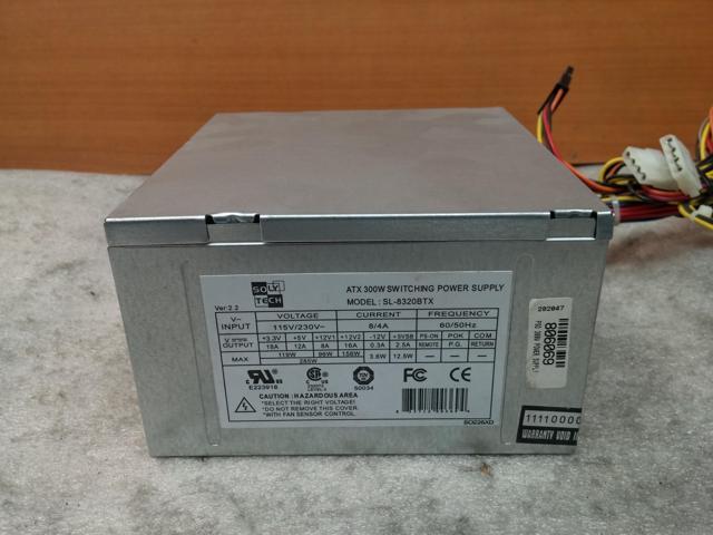Click here for SolyTech SL-8320BTX 300W 24 Pin Power Supply prices