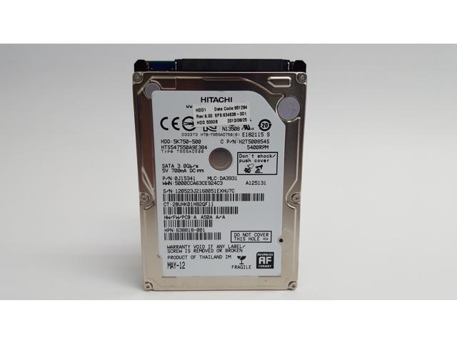 Click here for HGST TravelStar 5K750 HTS547550A9E384 500GB SATA I... prices