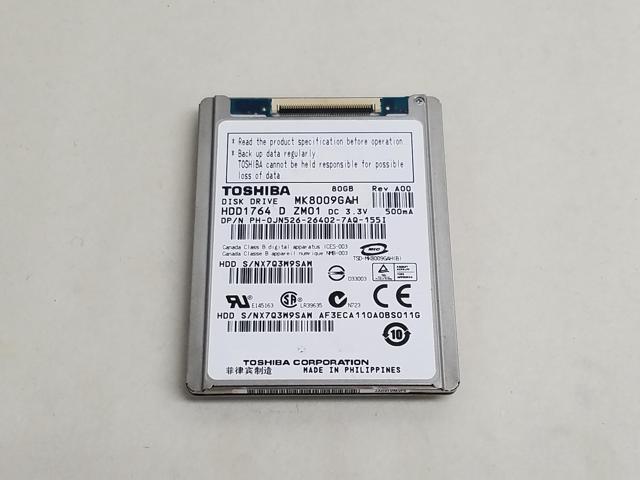 Click here for TOSHIBA MK8009GAH 80GB 4200 RPM 2MB Cache IDE Ultr... prices