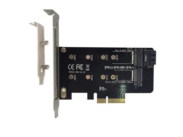 Click here for Dual M.2 PCIe Adapter M2 SSD NVME M Key SATA-based... prices