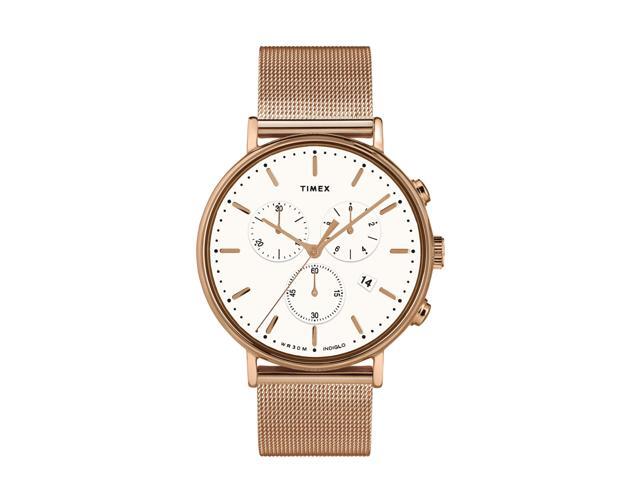 Click here for Timex Fairfield Chrono 41mm Stainless Steel Rose-G... prices