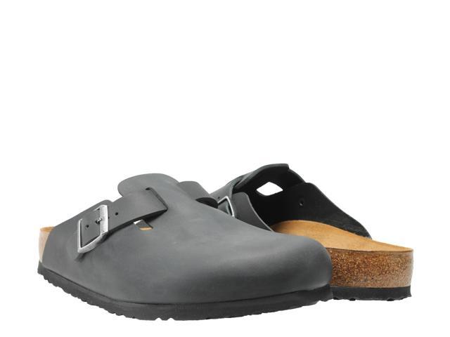 Click here for Birkenstock Boston Oiled Leather Black Unisex Slip... prices