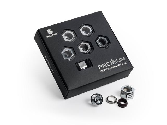 Click here for Bitspower Premium G1/4 Hex Multi-Link for 12mm OD... prices