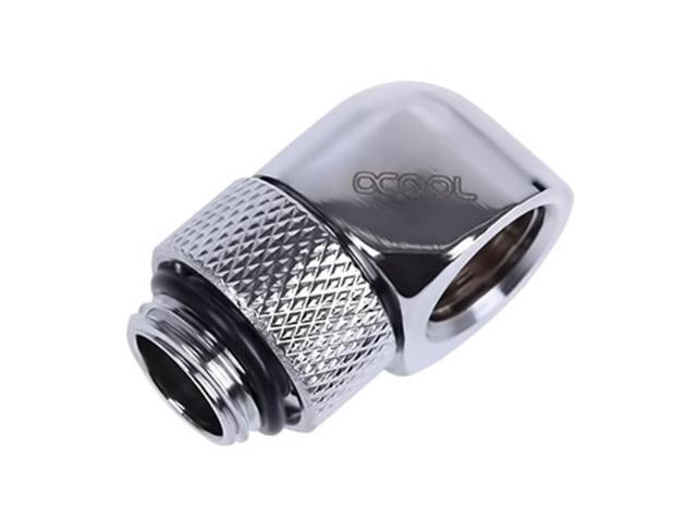 Click here for Alphacool G1/4 HF 90 Degree Rotary Fitting - Chrom... prices