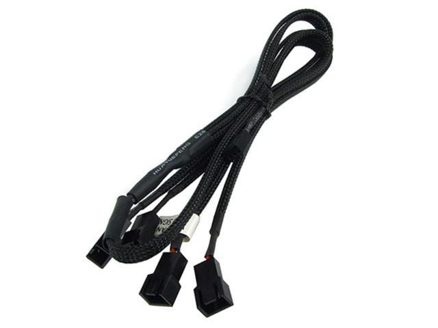 Click here for Y-Cable 3Pin Molex to 4x 3Pin Molex 60cm - black prices