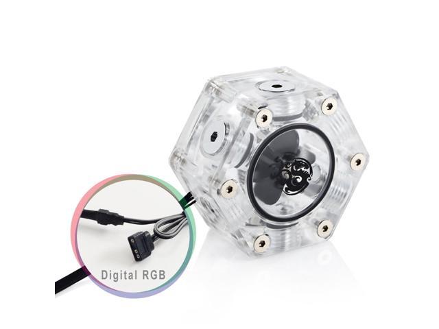 Click here for Bitspower G1/4 Hexagon Flow Indicator  Digital RGB prices