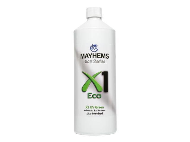 Click here for Mayhems X1 Eco PC Coolant Premix  1000mL  UV Green prices