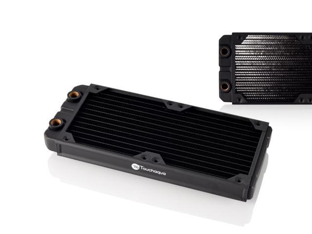 Click here for Bitspower Touchaqua Slim 240 brass Radiator G1/4X2 prices