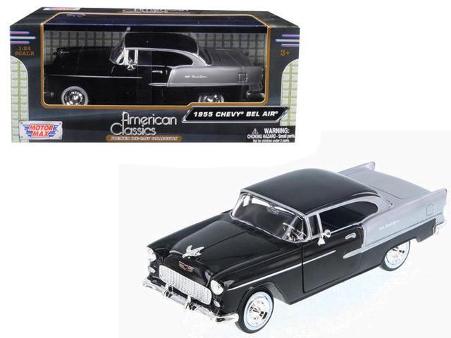 Click here for 1955 Chevrolet Bel Air Black and Silver 1/24 Dieca... prices