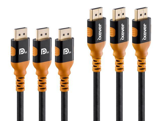 Click here for 8K DisplayPort 1.4 Cable 6.6Ft/2M [3Pack]  IXEVER... prices