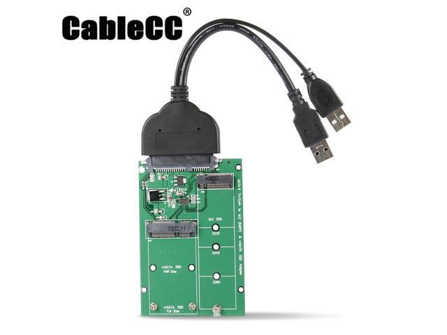 Click here for Cablecc USB 3.0 to SATA 22pin 2.5 Hard Disk to 2 i... prices