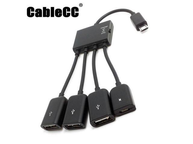Click here for Cablecc Micro USB Host OTG 3 Port Hub Adapter Cabl... prices