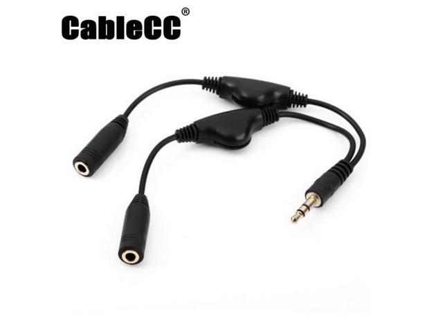 Click here for Cablecc 3.5mm Stereo Male to Double 3.5mm Female A... prices