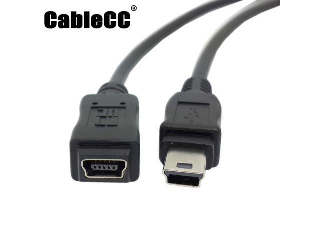 Click here for Cablecc USB 2.0 Hi speed Mini USB 5Pin Male to Fem... prices