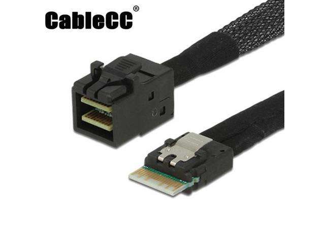 Click here for Cablecc Slim Line SAS 4.0 SFF-8654 4i 38pin Host t... prices