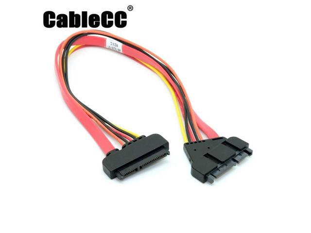 Click here for Cablecc SATA III 3.0 7+15 22 Pin SATA Male to Fema... prices