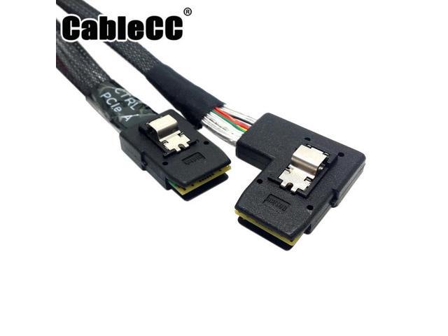 Click here for Cablecc Ultra Slim Flat Left Angled 90 Degree Mini... prices
